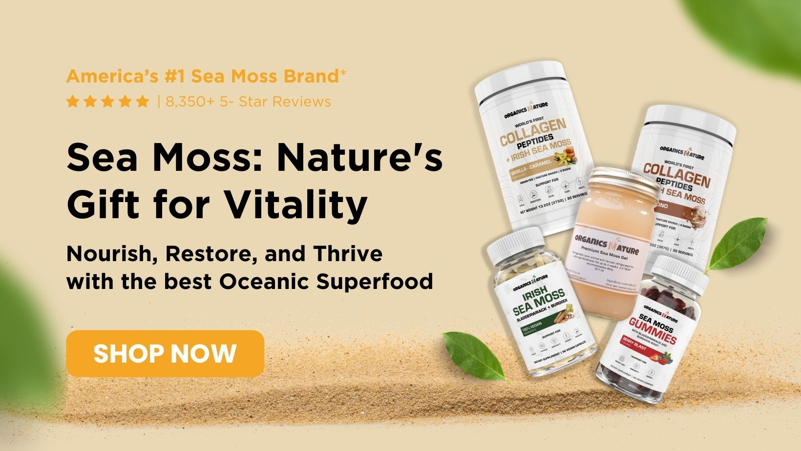 Sea Moss Sale | Black Friday Sea Moss Deals | Organics Nature
