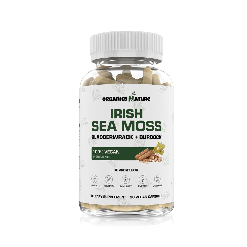Irish Sea Moss Capsules | 100% Organic | Organics Nature