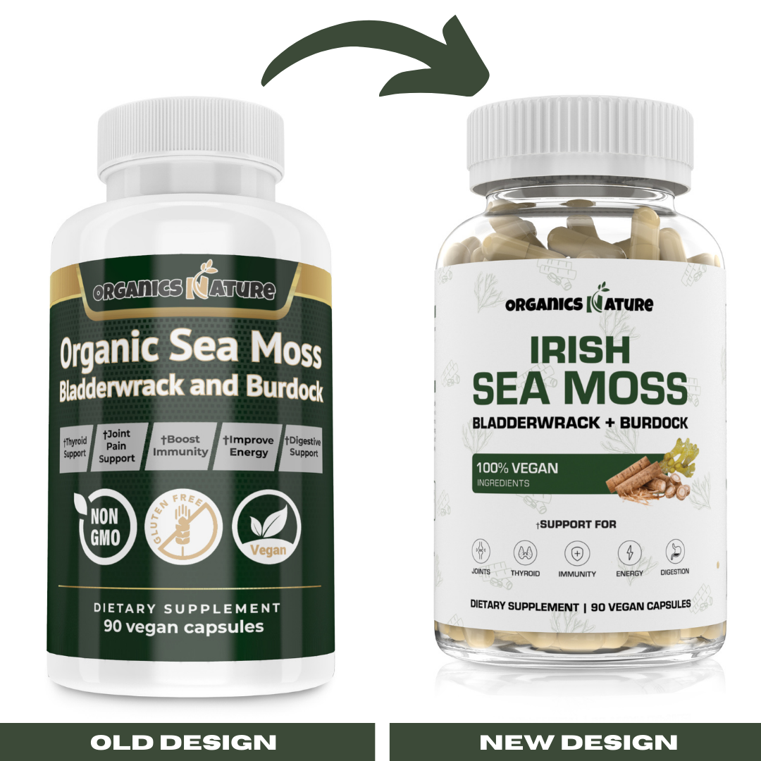 Irish Sea Moss Capsules | 100% Organic | Organics Nature